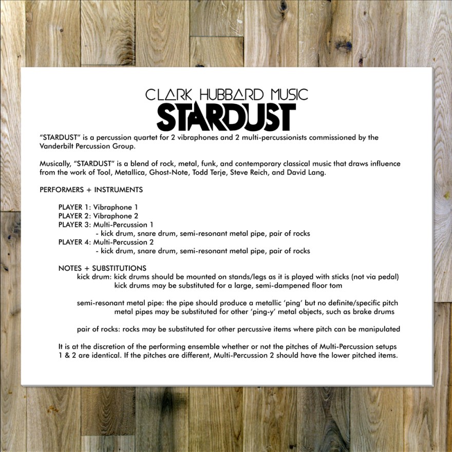 Stardust – Clark Hubbard | Music